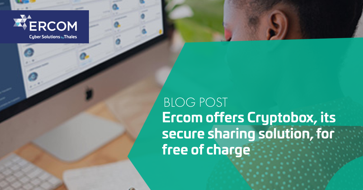 Ercom offers Cryptobox, its secure sharing solution, for free of charge ...