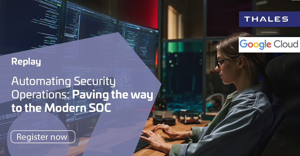 Automating Security Operations: Paving the way to the Modern SOC ...