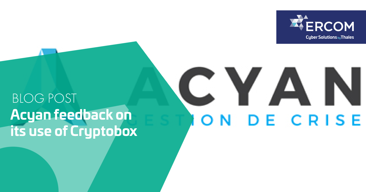 Acyan feedback on its use of Cryptobox | Cyber Solutions By Thales